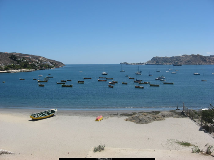 Playas de Coquimbo cuarta region Chile Totoralillo Las Tacas ...