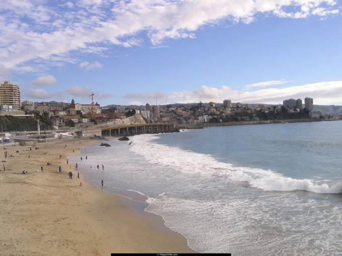 Playas de Viña del Mar Chile, Verano en Reñaca